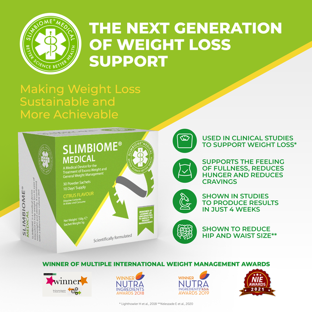 SlimBiome Medical | Weight Loss Powder sachets | OptiBiotix
